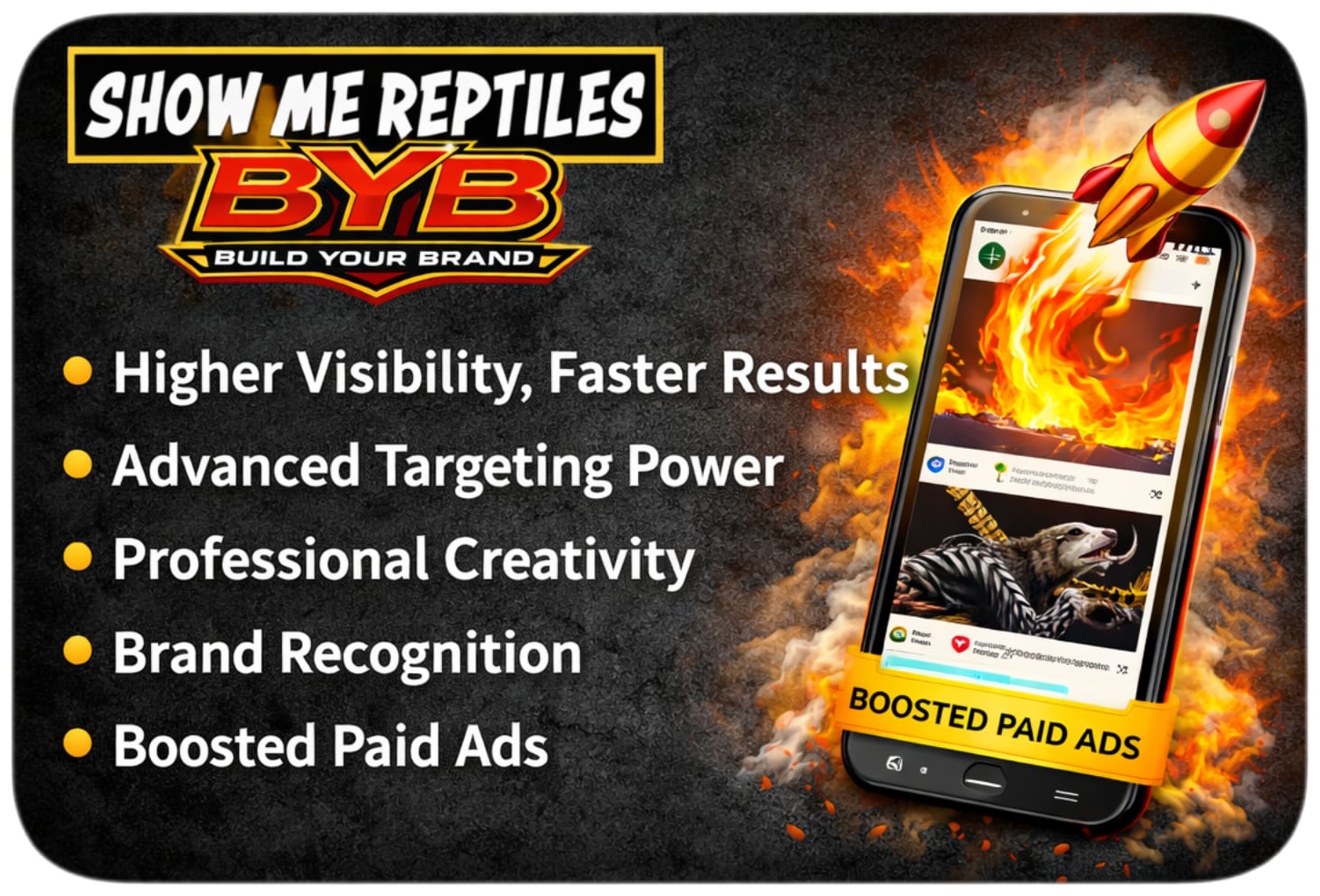 Build Your brand - Reptiles for Sale, Shows, and Expos